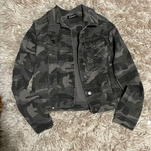 d. jeans | Jackets & Coats | Camo Denim Jacket | Poshmark